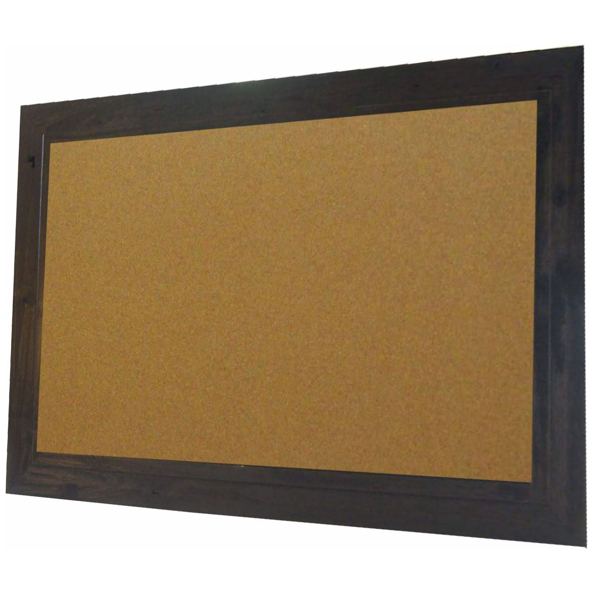 American Barnwood Cork Board - Coffee Bean Barnwood Frame - 24x72 - GL ...