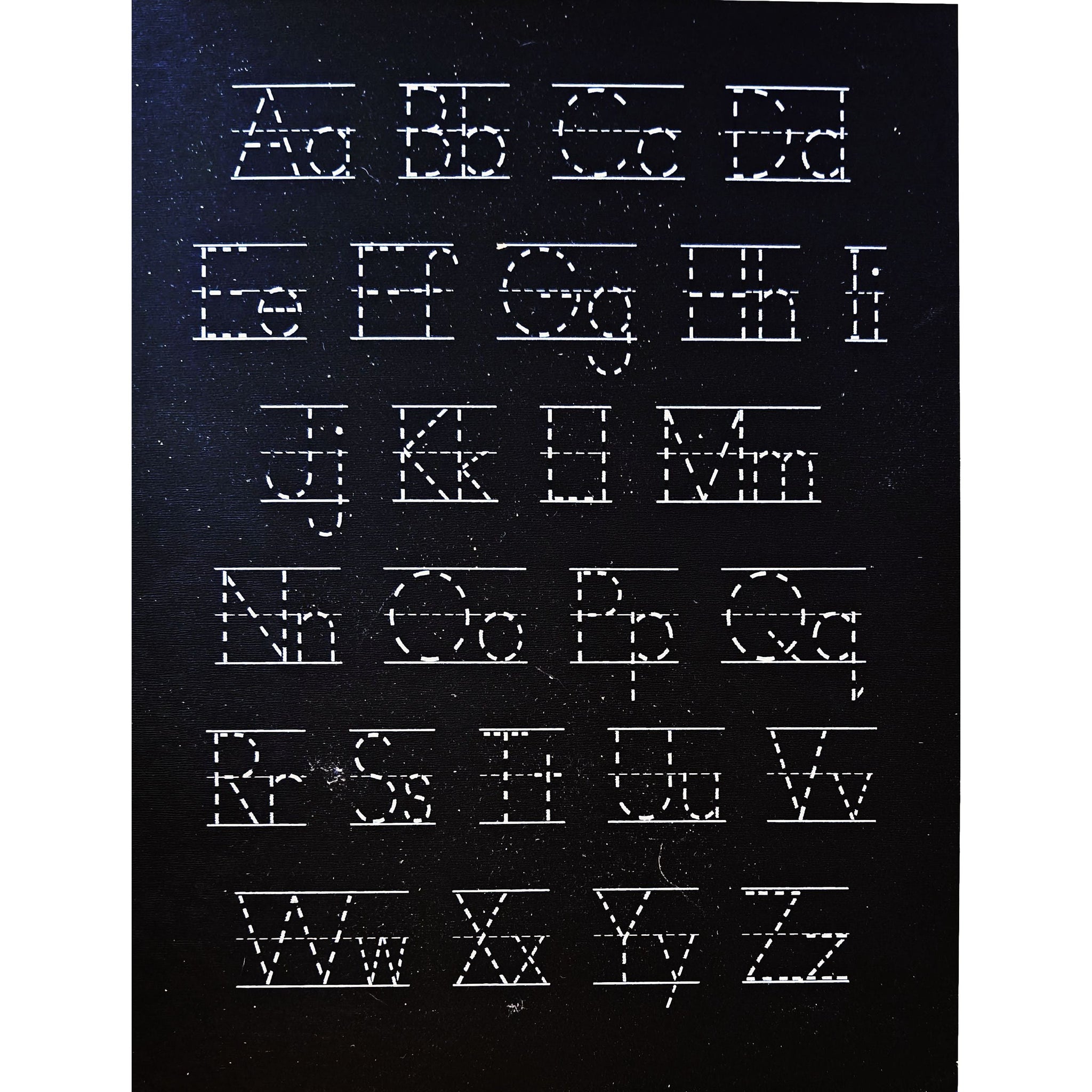 Chalk Marker Alphabet