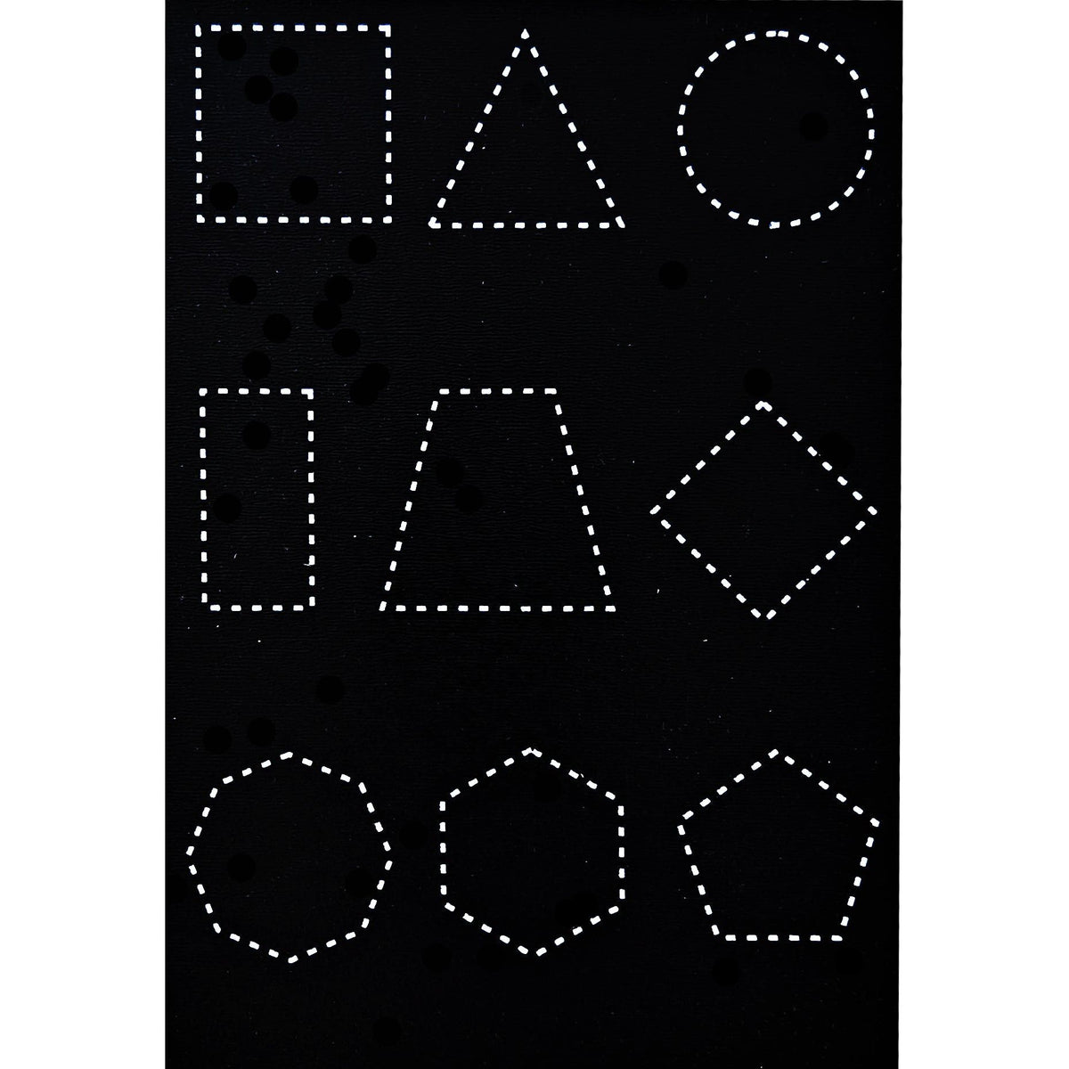 Learning Shapes Chalkboard - 5x7 – billyBoards