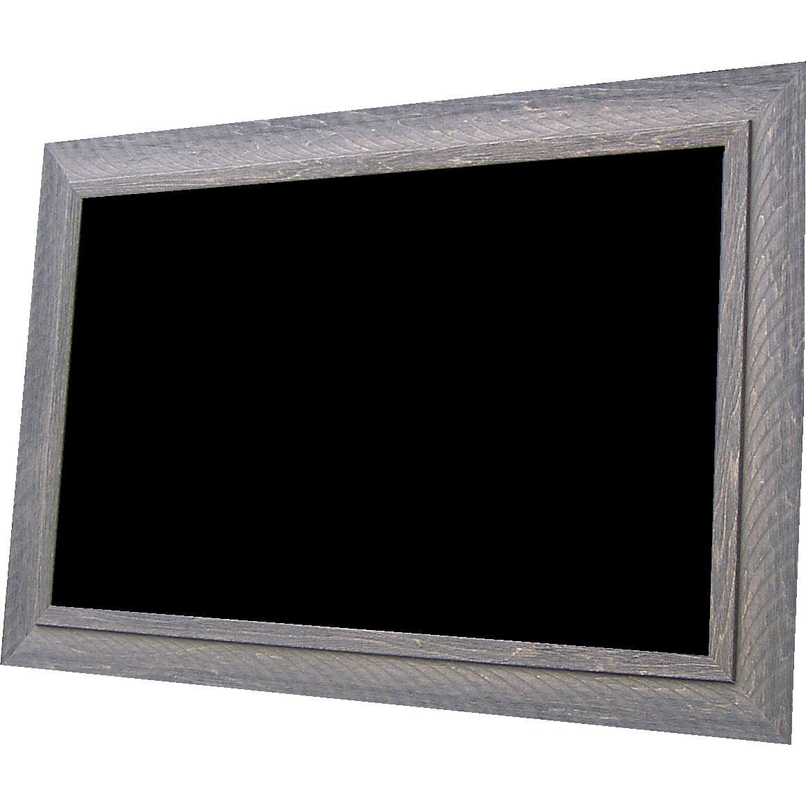 24X60 Grey Barnwood - American Barnwood Frame Nonmagnetic Chalkboard ...