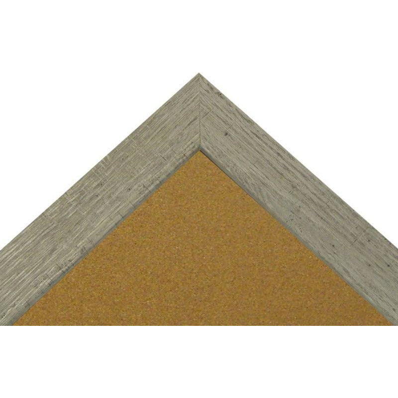 Cork Board with Medium Picture Frame - Reclaimed Hitching Post BW74095 ...
